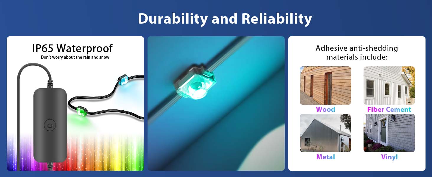 Appeck Permanent Outdoor Light - Waterproof, and Versatile for Any ...