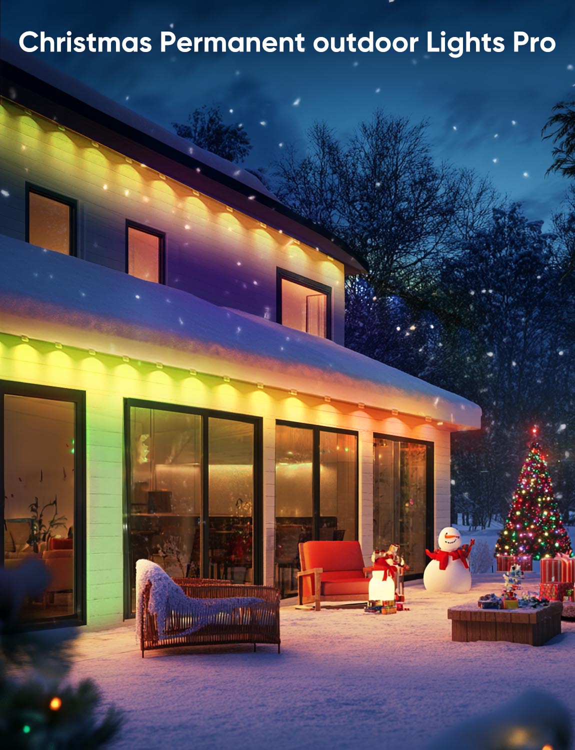 Appeck Permanent Outdoor Lights Pro, 200ft with 144 Lights – APPECK