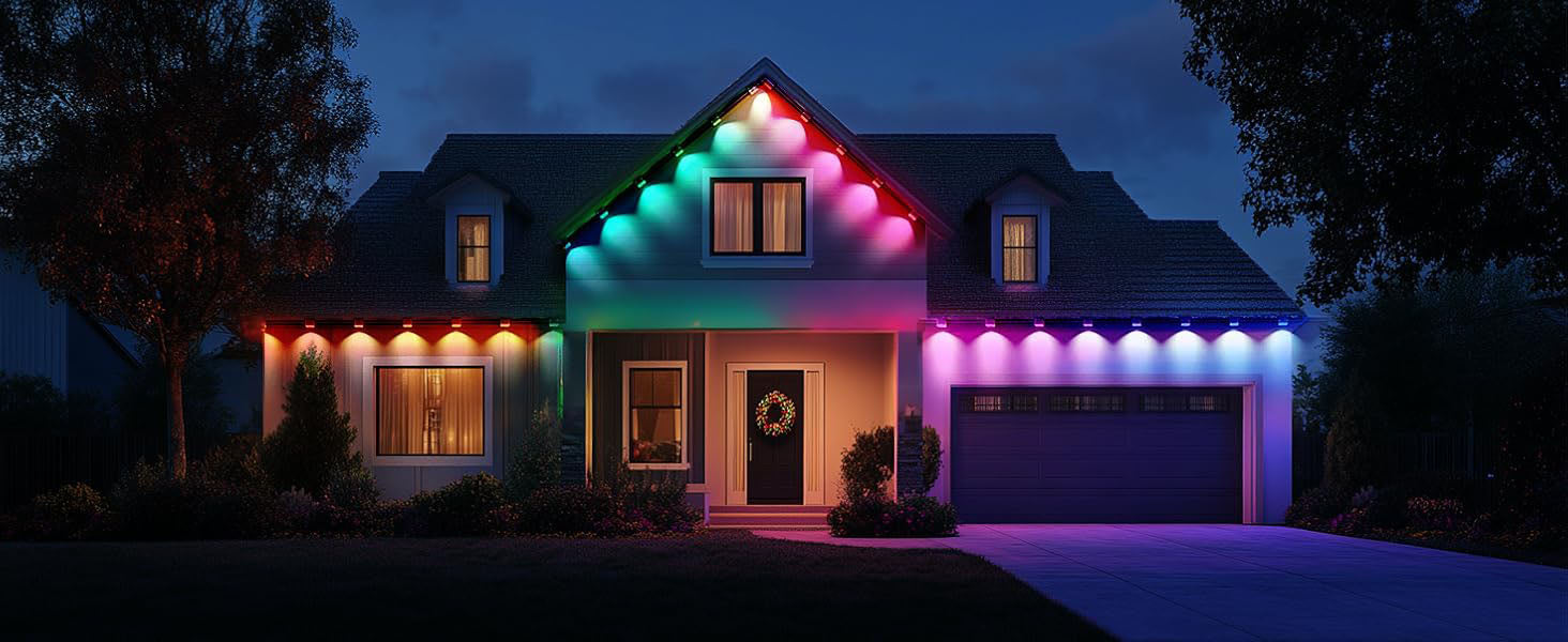 Appeck Permanent Outdoor Lights Pro, 200ft with 144 Lights – APPECK