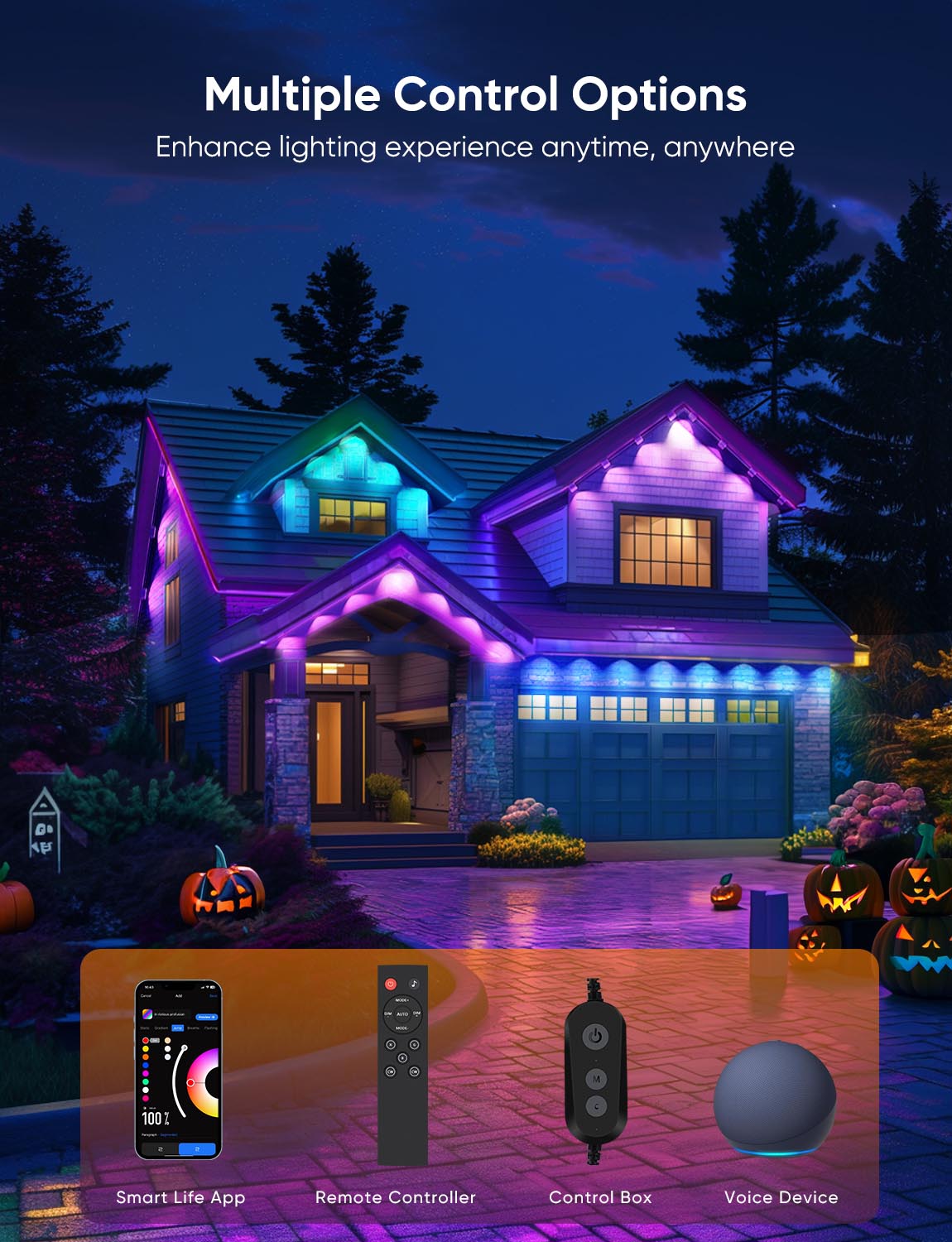 Appeck Permanent Outdoor Lights Pro, 200ft with 144 Lights – APPECK